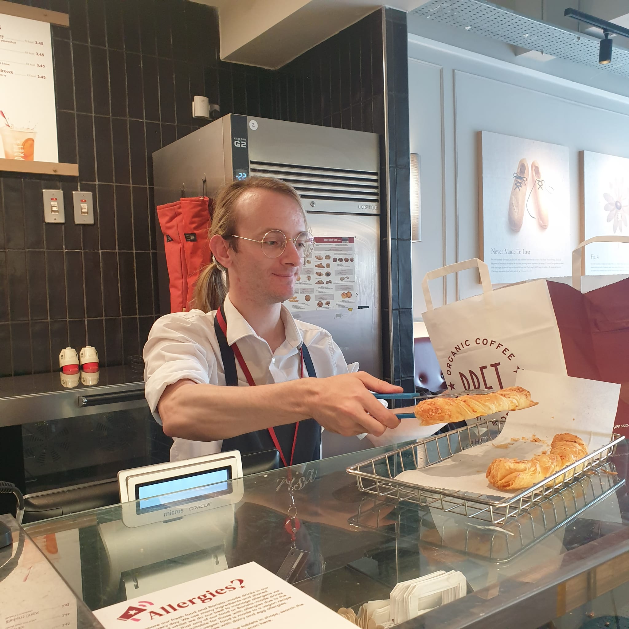 Pret donates unsold food to the Hub - Shrewsbury Food Hub